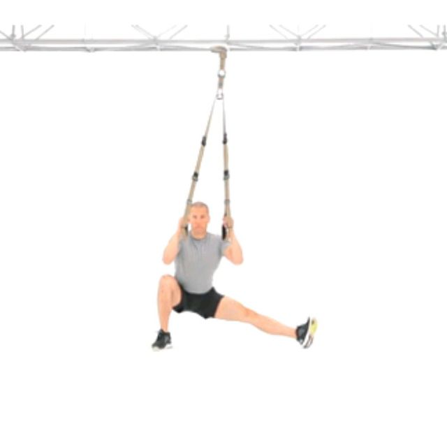 Trx Cossack - Exercise How-to - Workout Trainer by Skimble