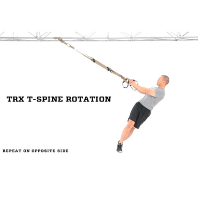 Trx T-Spine Rotation - Exercise How-to - Workout Trainer by Skimble