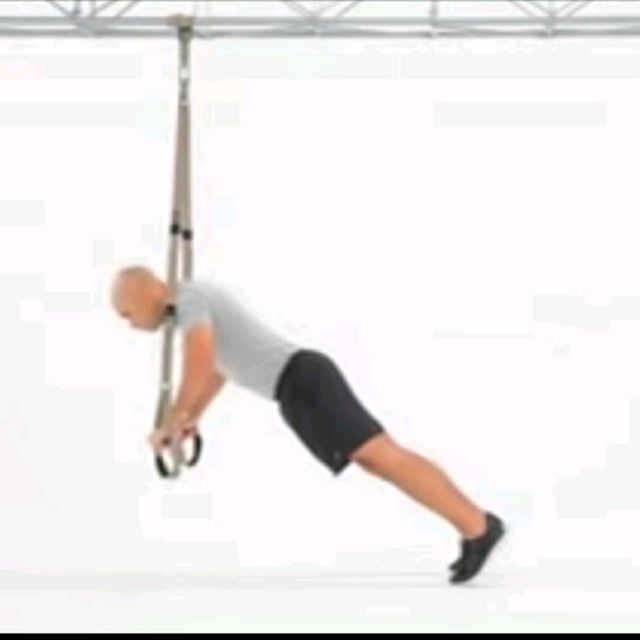 TRX Low Row To Chest Press Level 2 by Alex 🌊. - Exercise How-to - Skimble