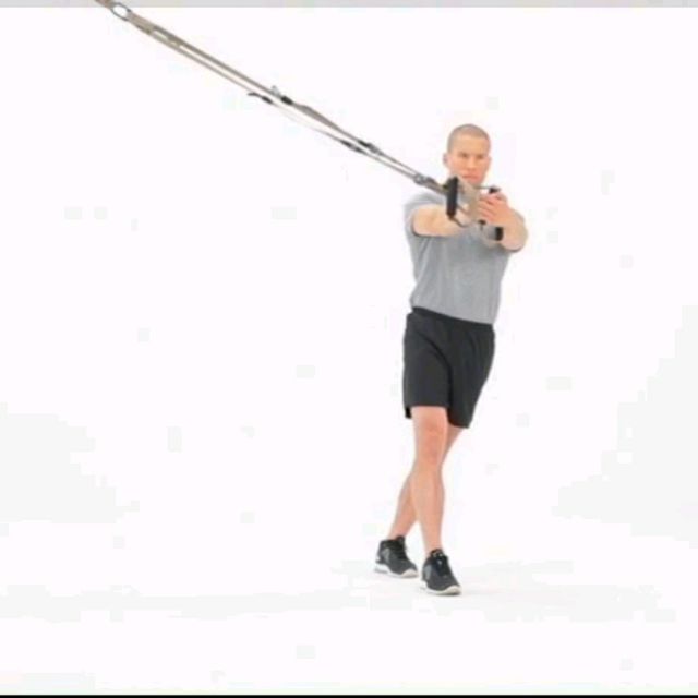 TRX Resisted Torso Rotation Lev 2 by Alex 🌊. - Exercise How-to - Skimble