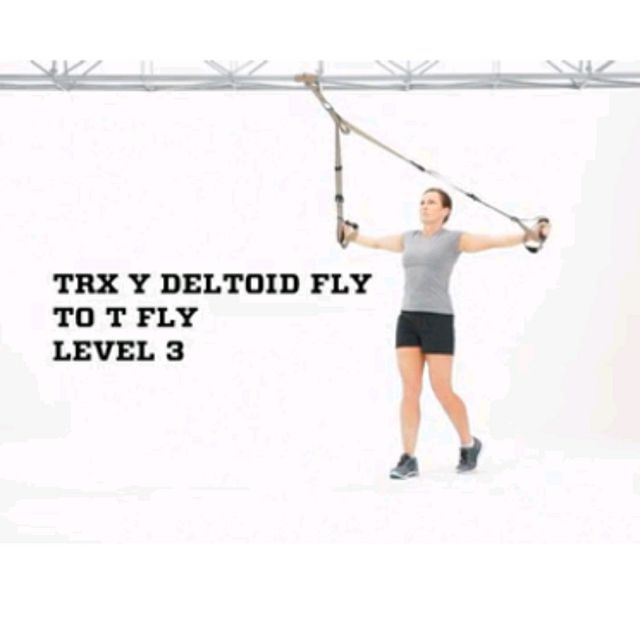 Trx Y Deltoid Fly To T Fly - Exercise How-to - Workout Trainer by Skimble