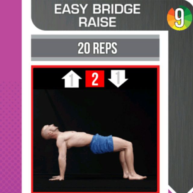 Easy Bridge Raise - Exercise How-to - Workout Trainer by Skimble