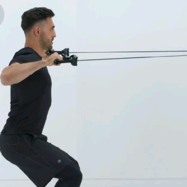 Reverse row with resistance tube - Exercise How-to - Workout Trainer by ...