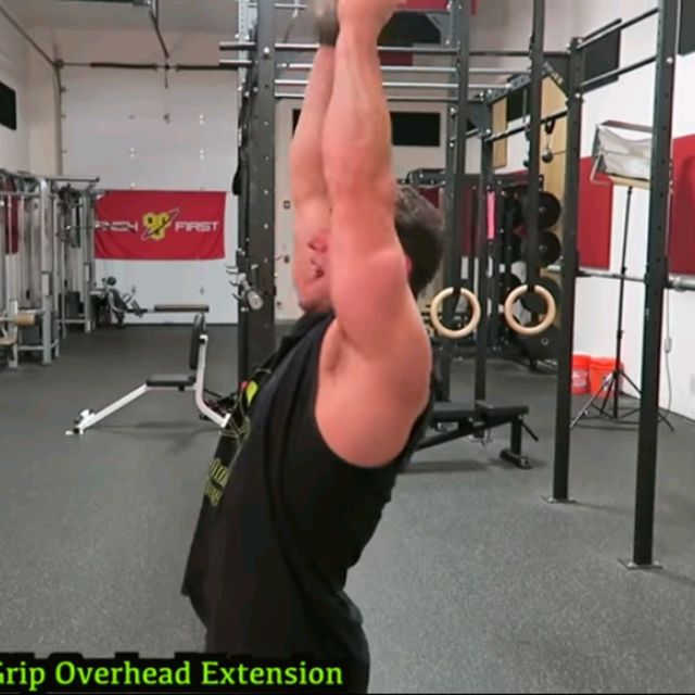 Closed Grip Overhead Extensions by Laurie Douglas - Exercise How-to ...