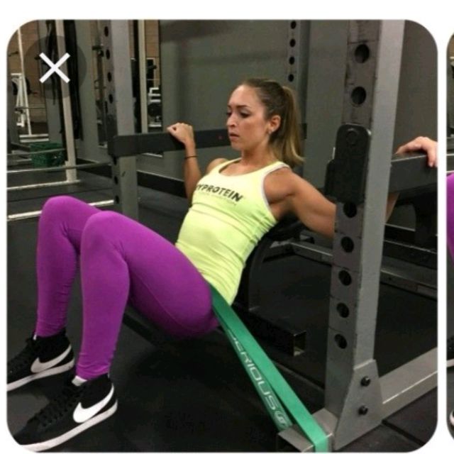 Hip Thrust With Band - Exercise How-to - Workout Trainer by Skimble