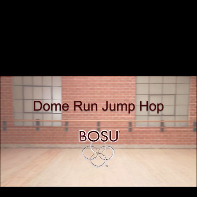 Bosu Run Jump Hop - Exercise How-to - Workout Trainer by Skimble