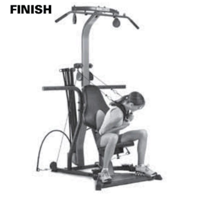 BowFlex Seated Oblique Crunch by Mark S. - Exercise How-to - Skimble