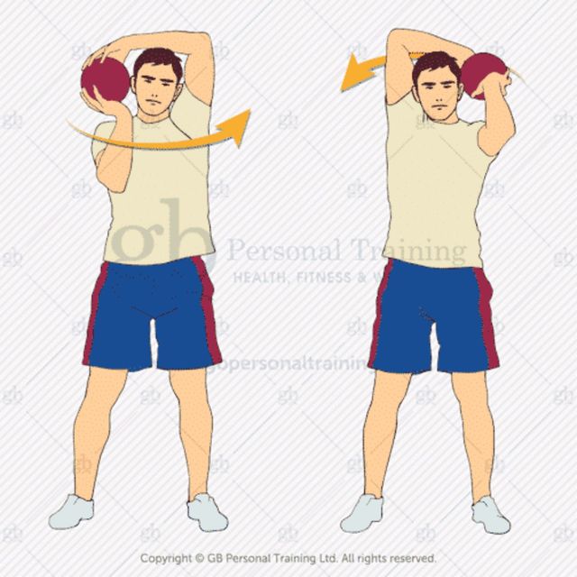 Slam Ball Halo by Alonzo Brown - Exercise How-to - Skimble