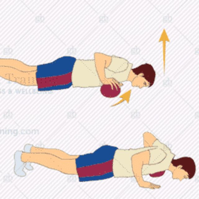 Slam Ball Push Up Single Hand by Alonzo Brown - Exercise How-to - Skimble