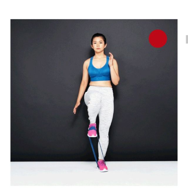 Banded Hip March by Laurie Douglas - Exercise How-to - Skimble