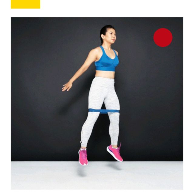 Banded Jump Squat by Laurie Douglas - Exercise How-to - Skimble