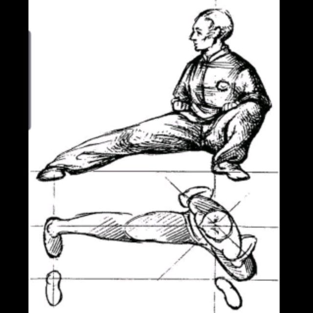 Drop Stance - Fú Hǔ Bù（伏虎步) - Exercise How-to - Workout Trainer by Skimble