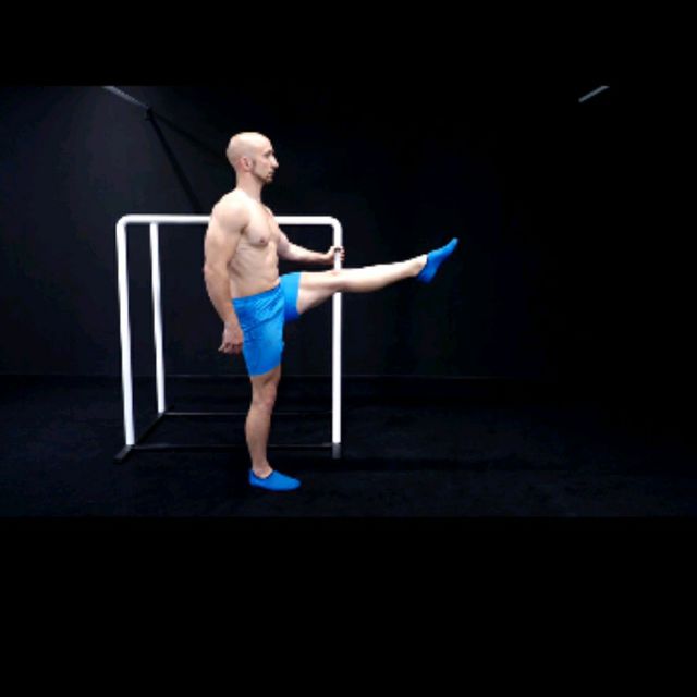 Standing Leg Raise - Exercise How-to - Workout Trainer by Skimble