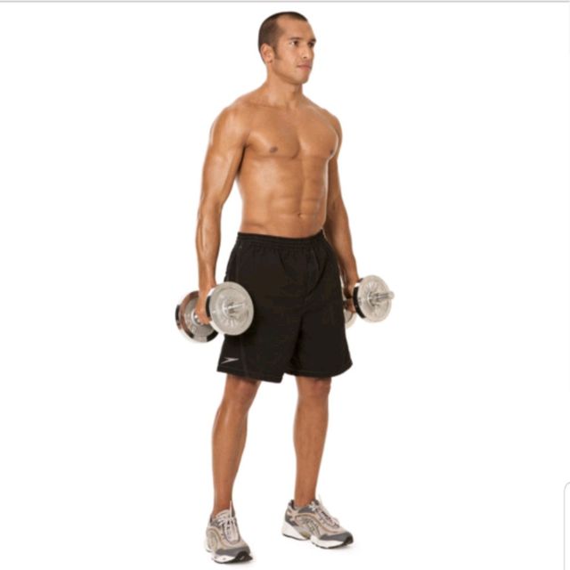 Dumbell Curl To Press - Exercise How-to - Skimble