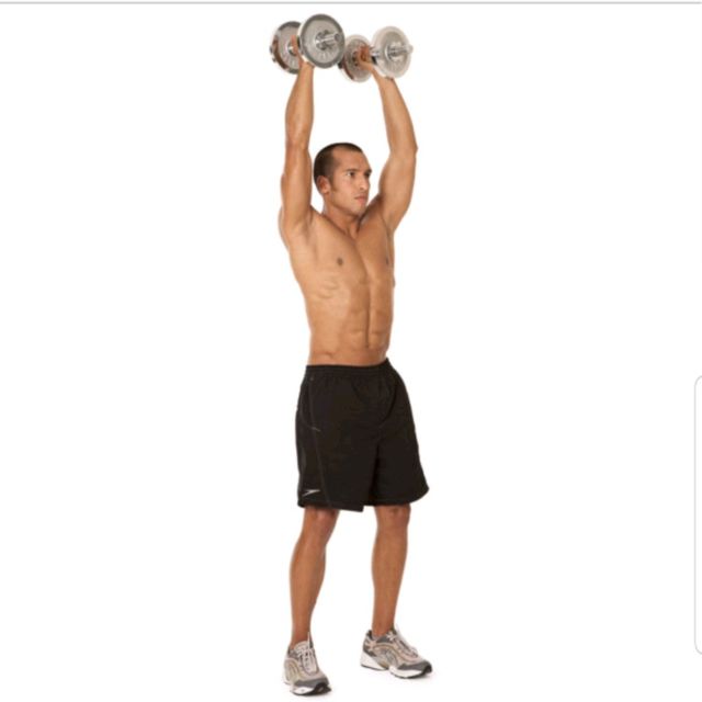 Dumbell Curl To Press - Exercise How-to - Skimble