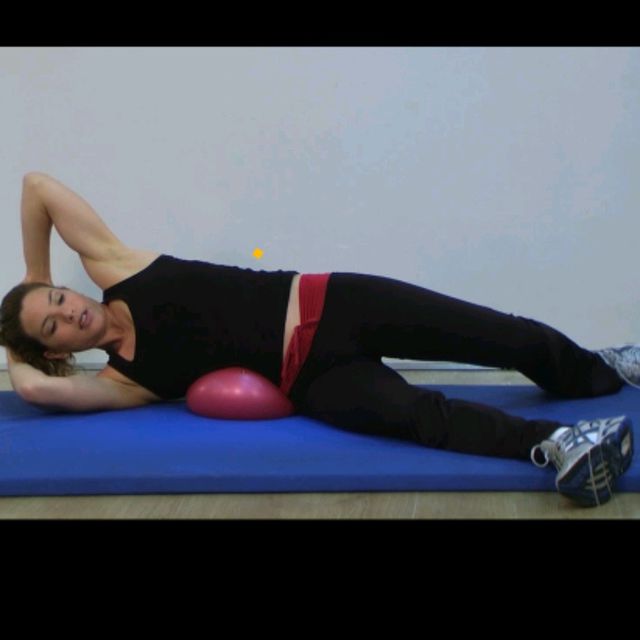 Lateral flexion lying (left) by Tanya P - Exercise How-to - Skimble