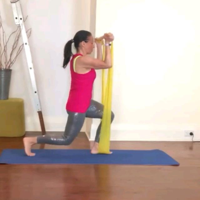 Squats and stick lifts (left) by Tanya P - Exercise How-to - Skimble