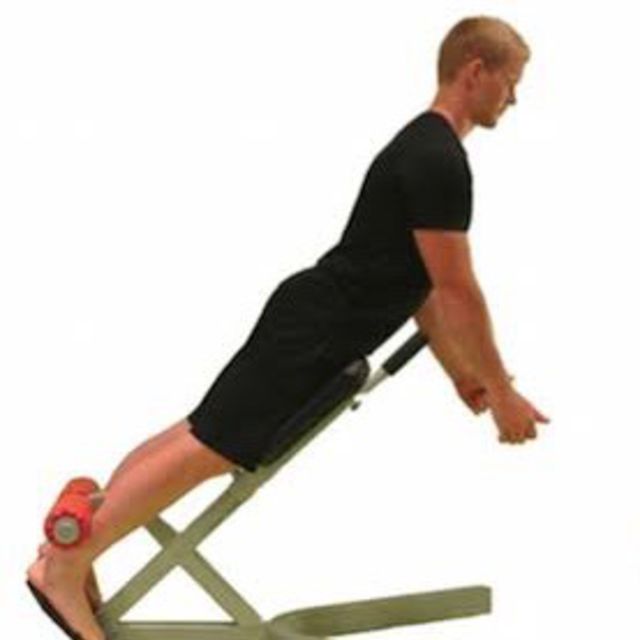 Dumbbell 45 Degree Hyper - Exercise How-to - Workout Trainer by Skimble