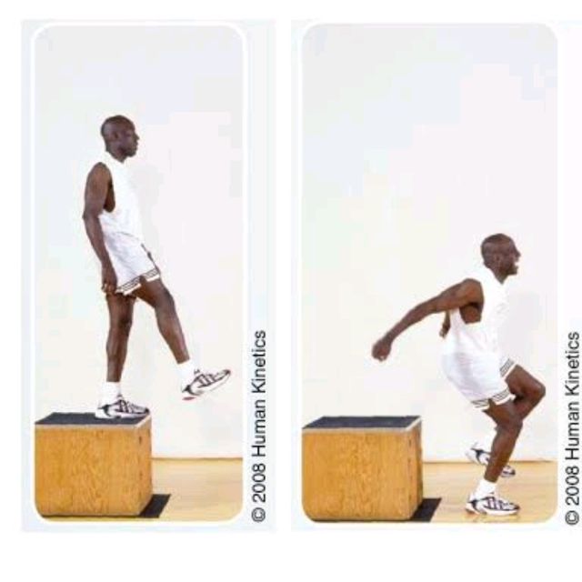 Right Single Leg Depth Jump by Daniel Arixi - Exercise How-to - Skimble
