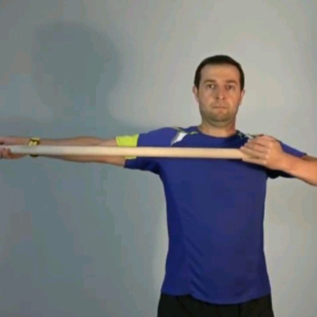 Pull the stick one way and the other by Tanya P - Exercise How-to - Skimble