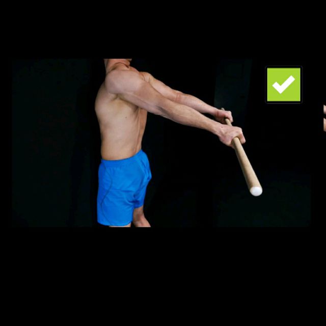 Stick Shoulder Extension (Lev 2) - Exercise How-to - Workout Trainer by ...