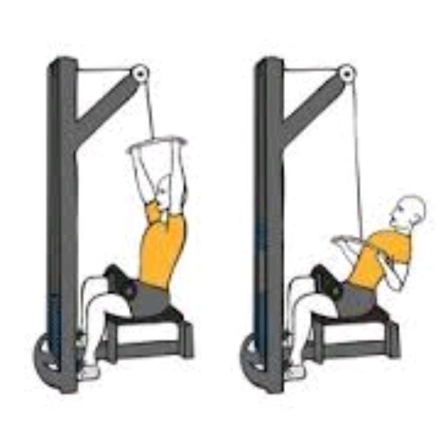 Jalón al Pecho Agarre Abierto por Javier C. - Ejercicio Cómo hacerlo ...