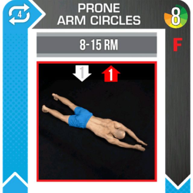 Prone Arm Circles (Cali B) por Alex 🌊. - Ejercicio Cómo hacerlo - Skimble