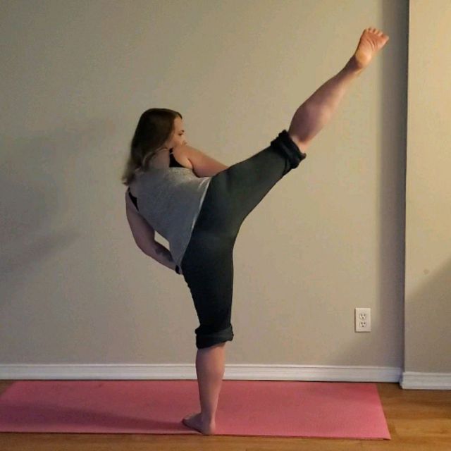 Side Push + High Kick by Bernadette C. - Exercise How-to - Skimble