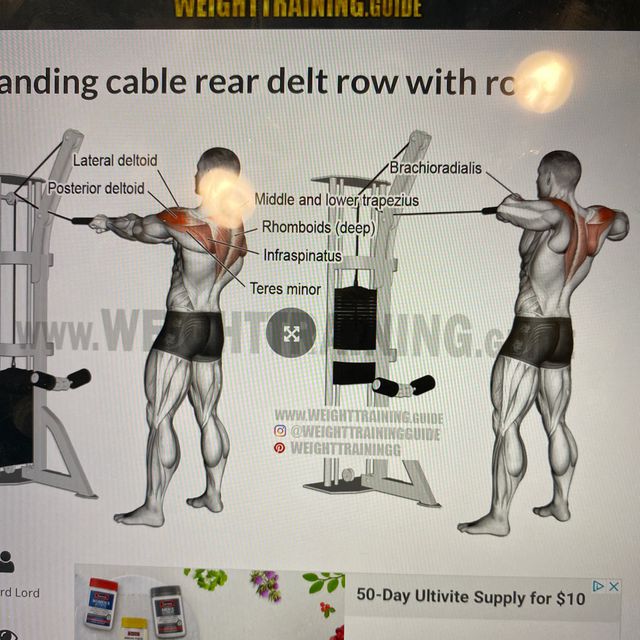 High Cable Roap Row by Jonathan S. - Exercise How-to - Skimble