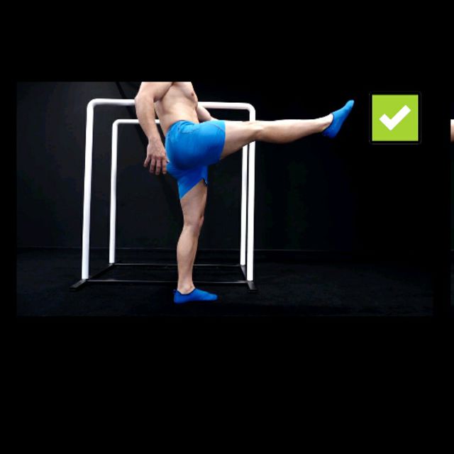 Standing Leg Raise - Exercise How-to - Workout Trainer by Skimble