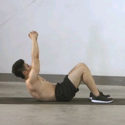 Leg Lift Crunch Right - Exercise How-to - Skimble