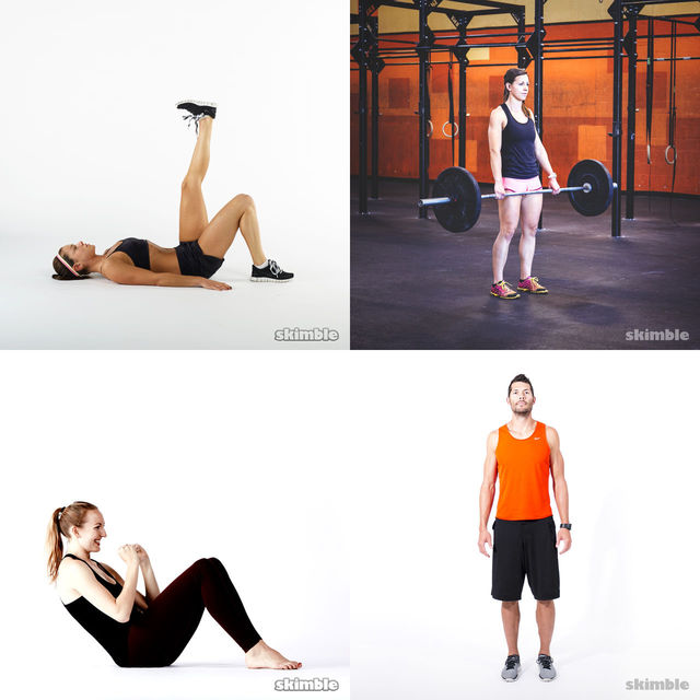 Upper Back, Lower Back, Glutes, Inner Thighs - Workout Collection ...