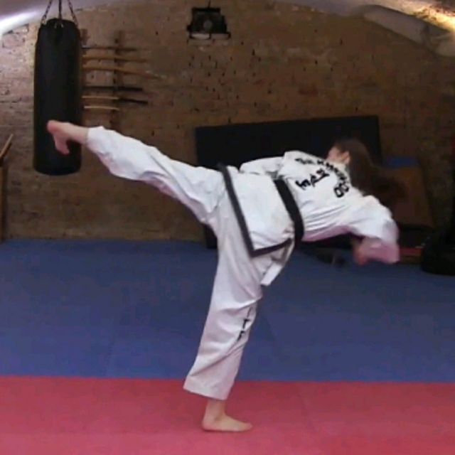 Side Kick - Left • Yeop Chagi by Bernadette C. - Exercise How-to - Skimble