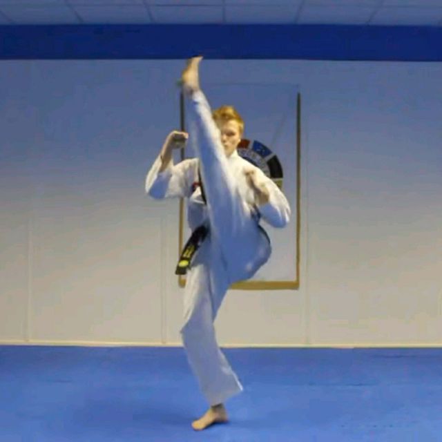 Inward Crescent Kick - Left • An Chagi by Bernadette C. - Exercise How ...