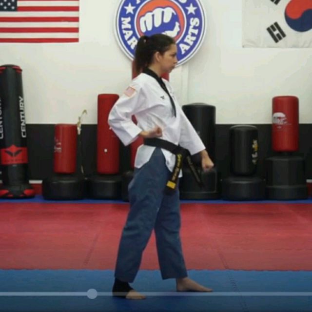 Left Low Block • Ap Seogi Arae Makki by Bernadette C. - Exercise How-to ...