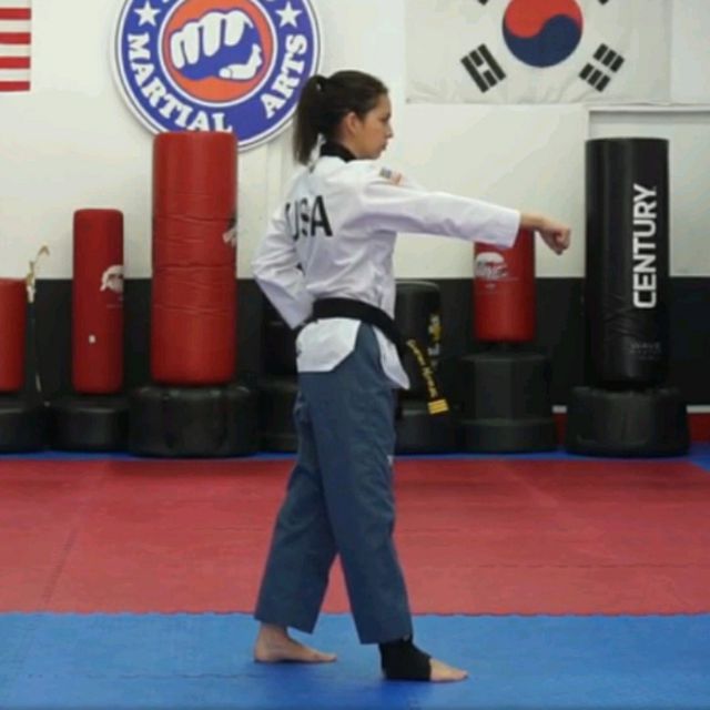 Right Mid Punch • Ap Koobi Momtong Jireugi by Bernadette C. - Exercise ...