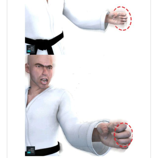 Extended Knuckle Fist - Left • Jipge Jumeok Jireugi by Bernadette C ...