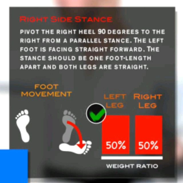 Right Side Stance • Oreun Seogi by Bernadette Cordeau - Exercise How-to ...