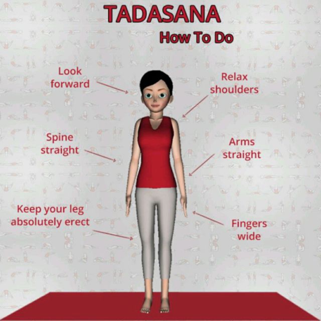 Mountain Pose • Samasthiti by Bernadette C. - Exercise How-to - Skimble