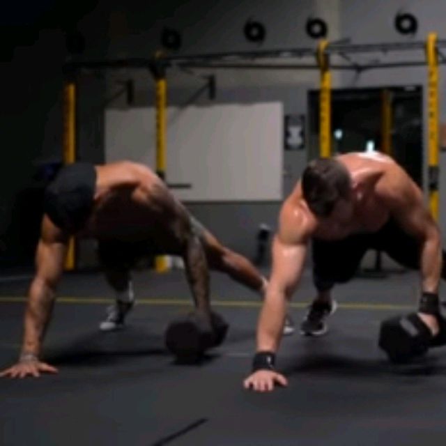 Db Plank Slide Dumbell Under And Row by Daniel Dutta - Exercise How-to ...