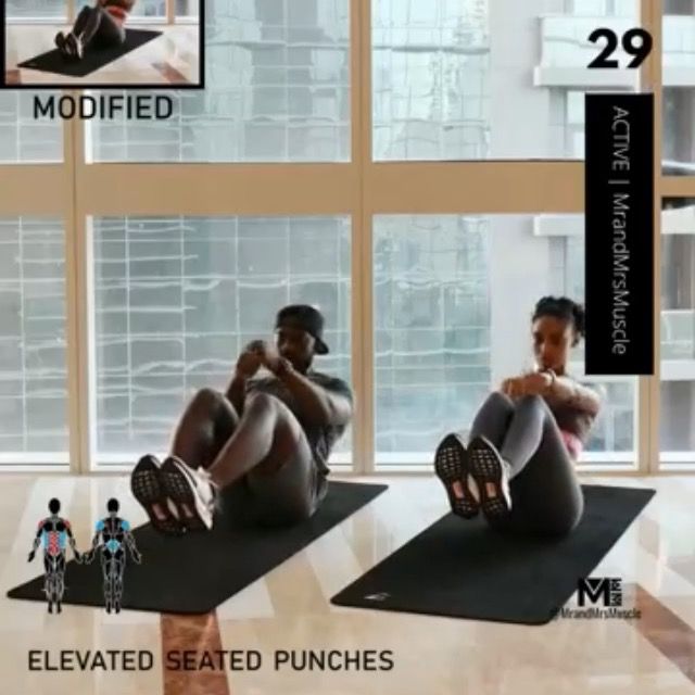 Elevated Seated Punches by J D. - Exercise How-to - Skimble