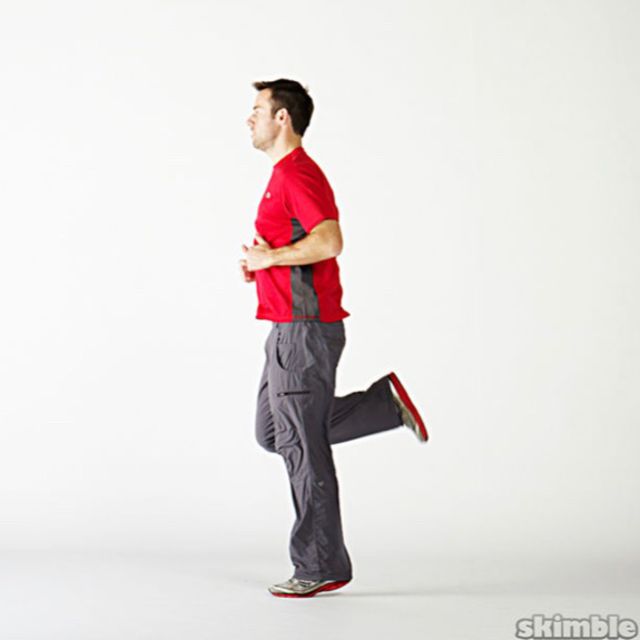 March w/ Butt Kicks by Brian Fallon - Exercise How-to - Skimble