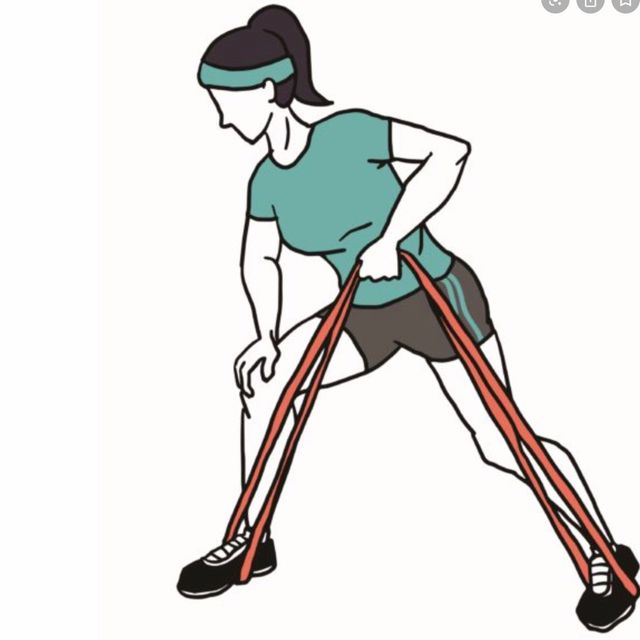 Red Band Bent Forward Rows by Adele A. - Exercise How-to - Skimble