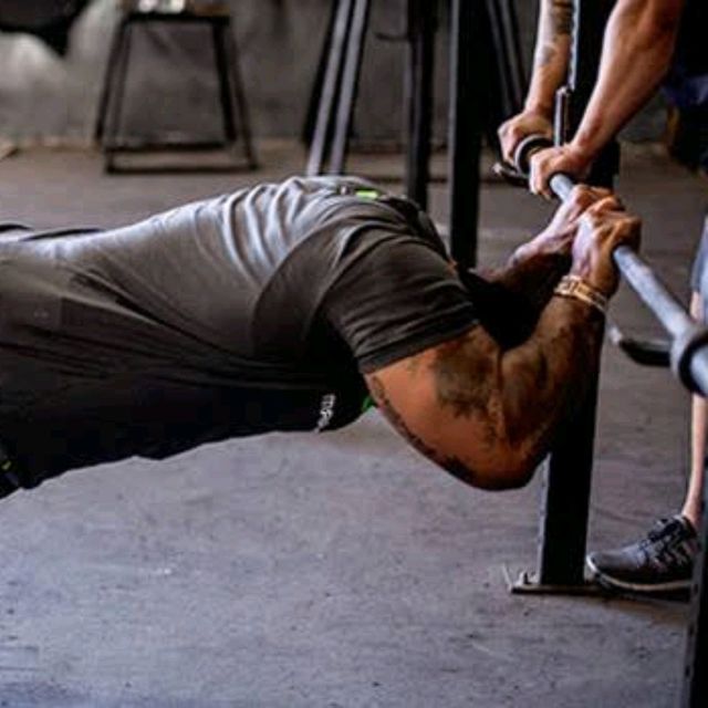 BW Tricep Overhead Extension Using Rod - Exercise How-to - Workout ...