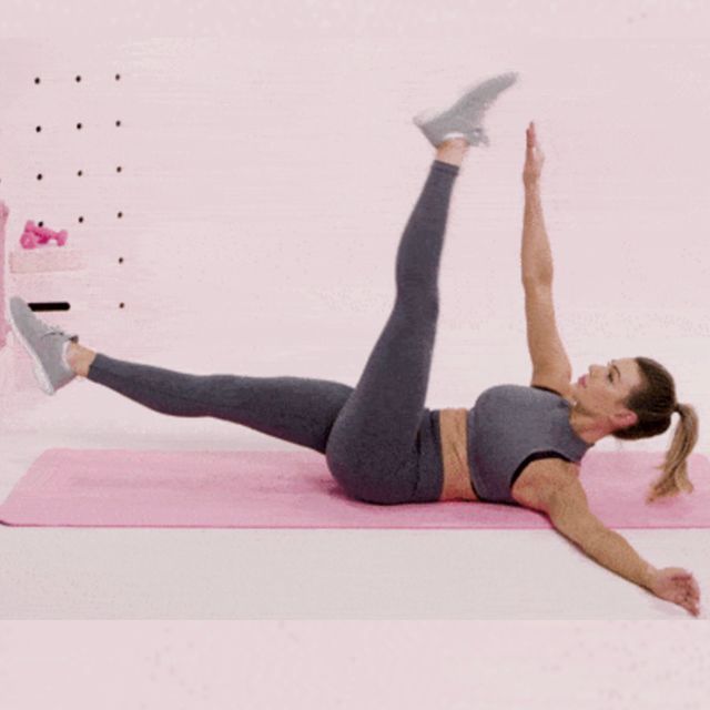 Alternating Toe Reach - Exercise How-to - Workout Trainer by Skimble