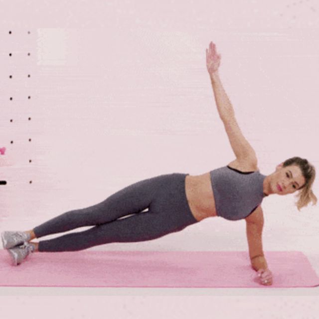 Side Plank and Reach Through - Exercise How-to - Workout Trainer by Skimble