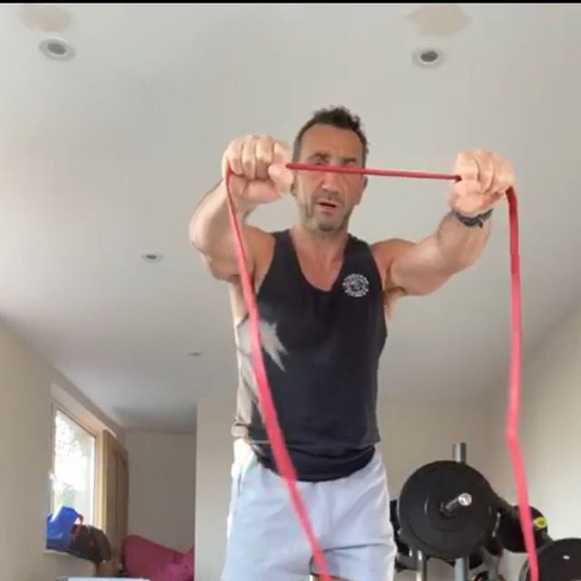 Red Band Lat Stretches by Adele A. - Exercise How-to - Skimble