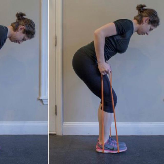 Red Band Double Handed Rows by Adele A. - Exercise How-to - Skimble