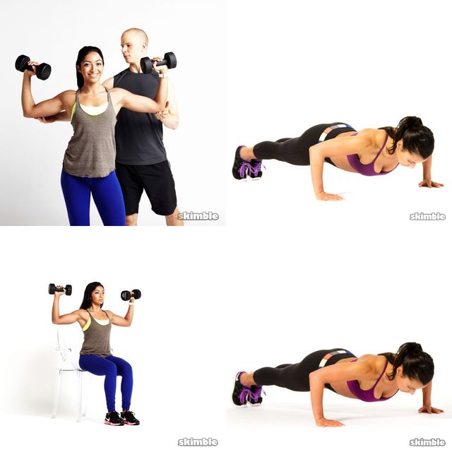 perfect pecs & biceps - Workout Collection - Skimble Workout Trainer