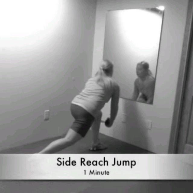 Side Reach Jump by Adam S. - Exercise How-to - Skimble